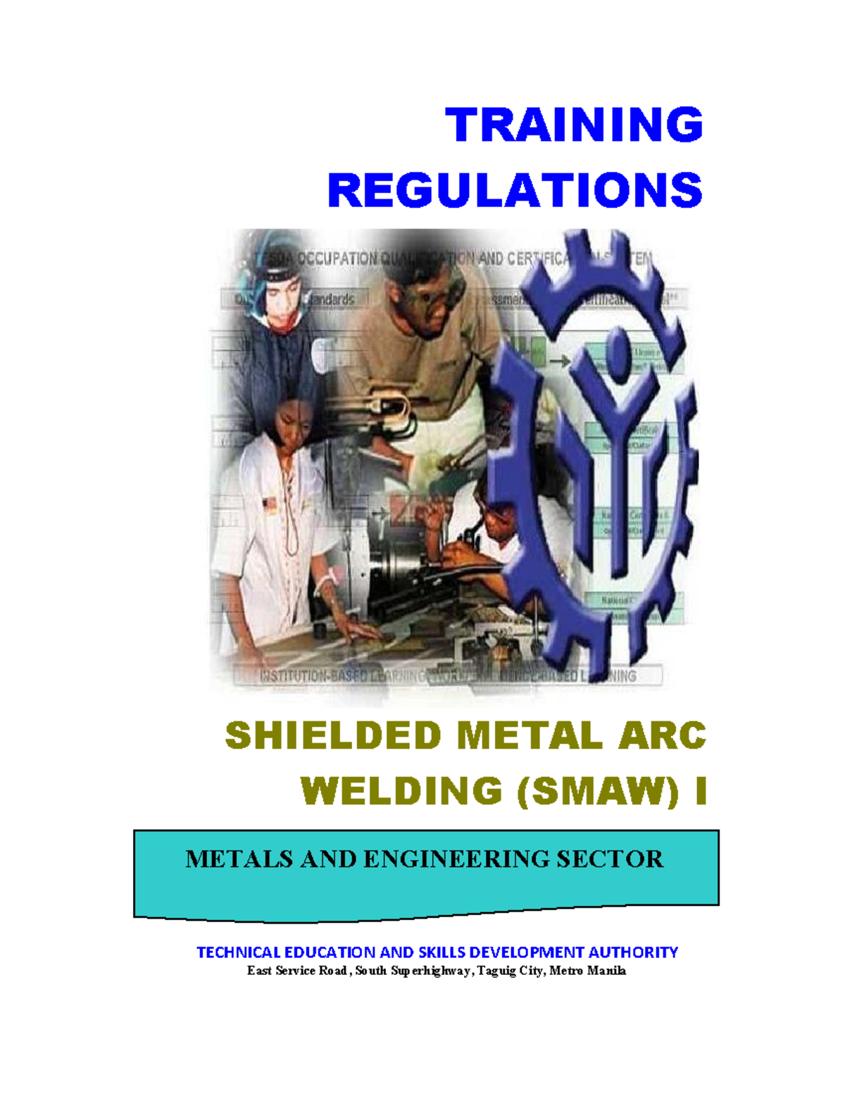 TR SMAW NC I - TESDA Training Regulations for Shielded Metal Arc ...