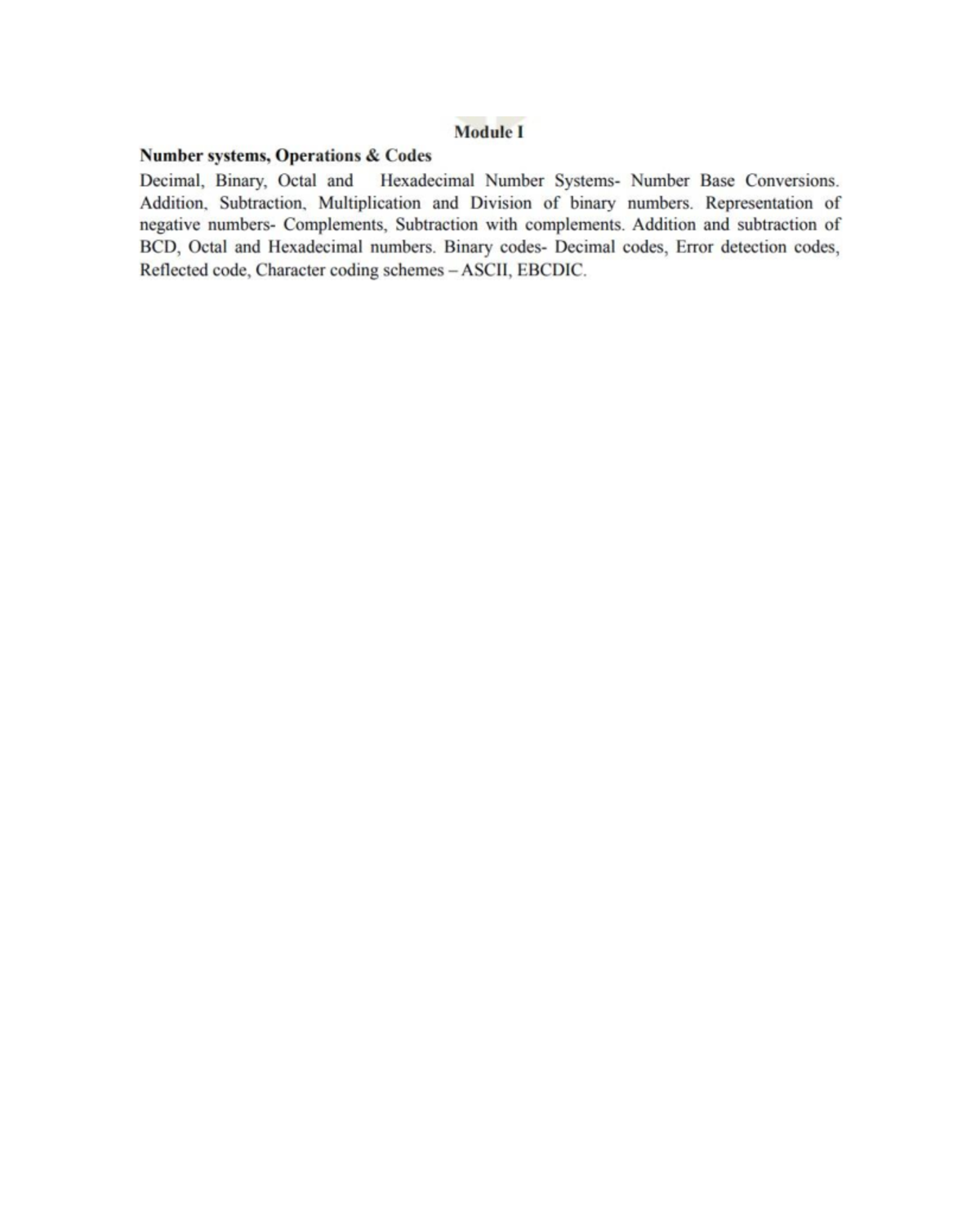 SYSTEM MODULE 1 NOTES: Understanding Number Systems and Conversions ...