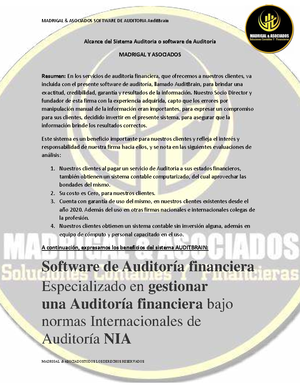 NIA-240 Auditoría 1 - Resumen de Responsabilidades del Auditor sobre ...