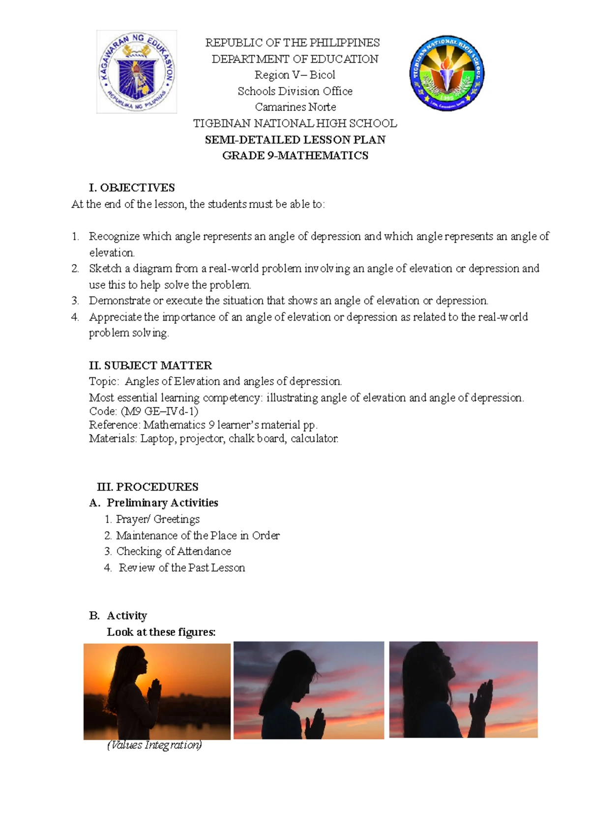 5 E'S Lesson PLAN IN Science 3 (Detailed) - 5 E’S LESSON PLAN IN ...