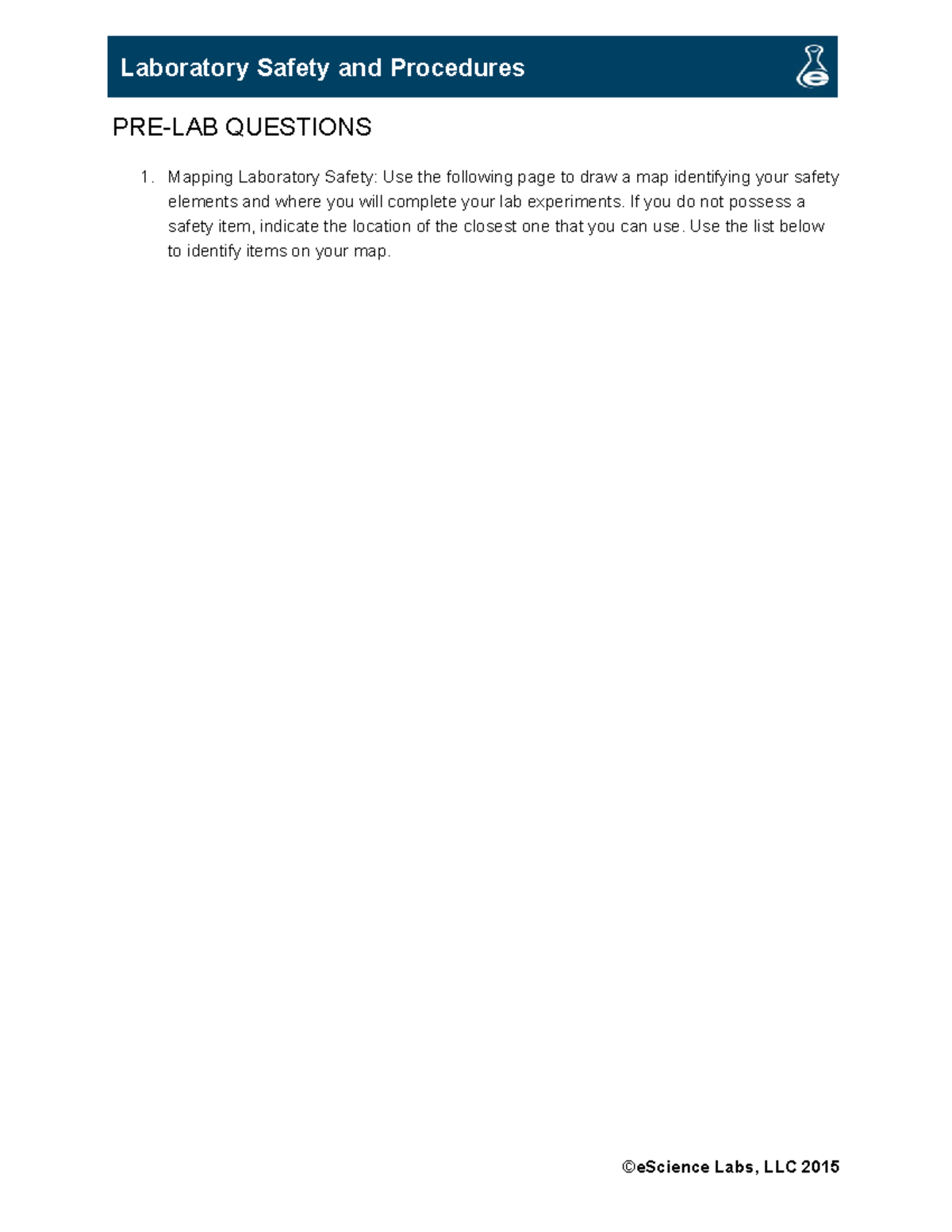 IC 4603 L01 Lab Safety Guidelines and Pre/Post-Lab Questions - Studocu