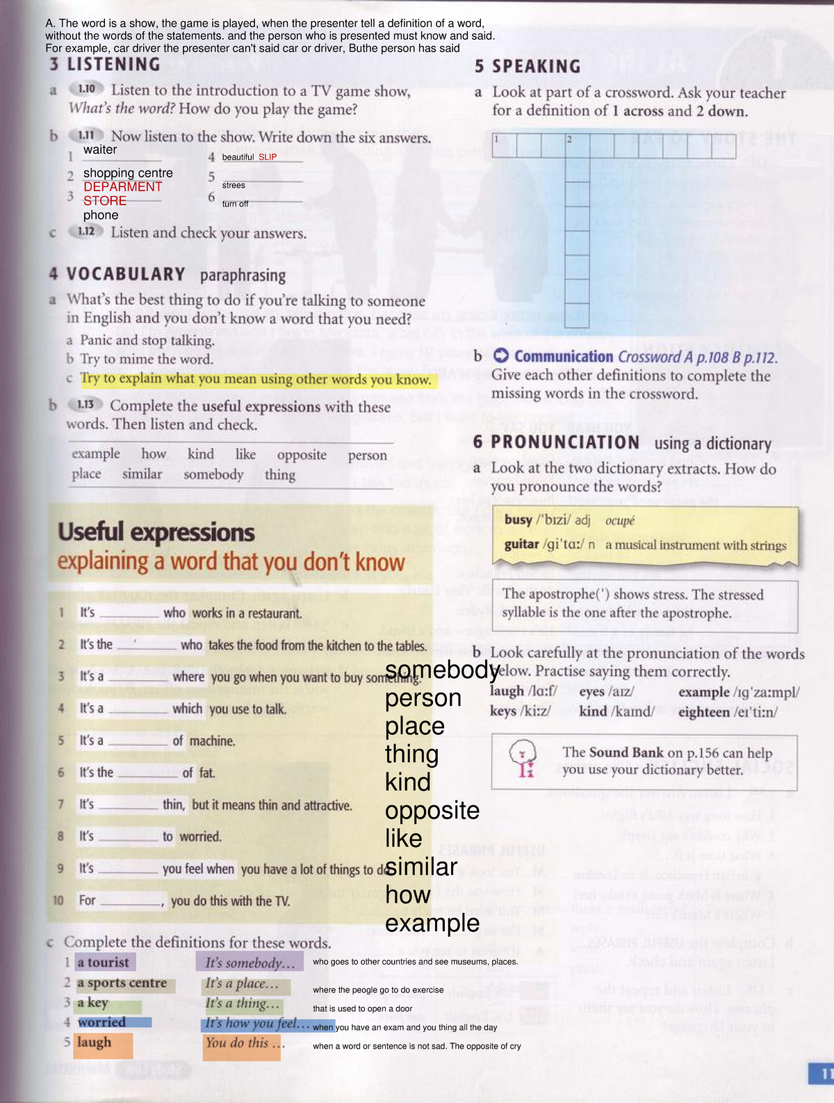 Pode English File Pre-Intermediate (Unit 11) Study Notes - Studocu