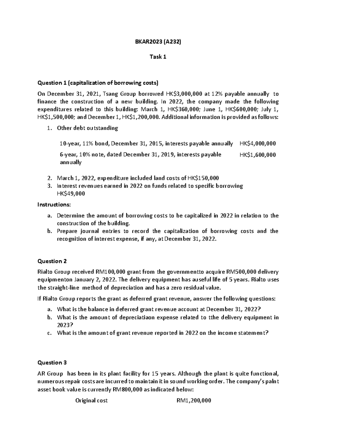 Financial Accounting 2 Chapter 1 Overview Key Concepts Studocu