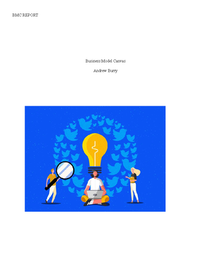 ENT101 BMYou Completed Template - Designed Designed Date The Business ...