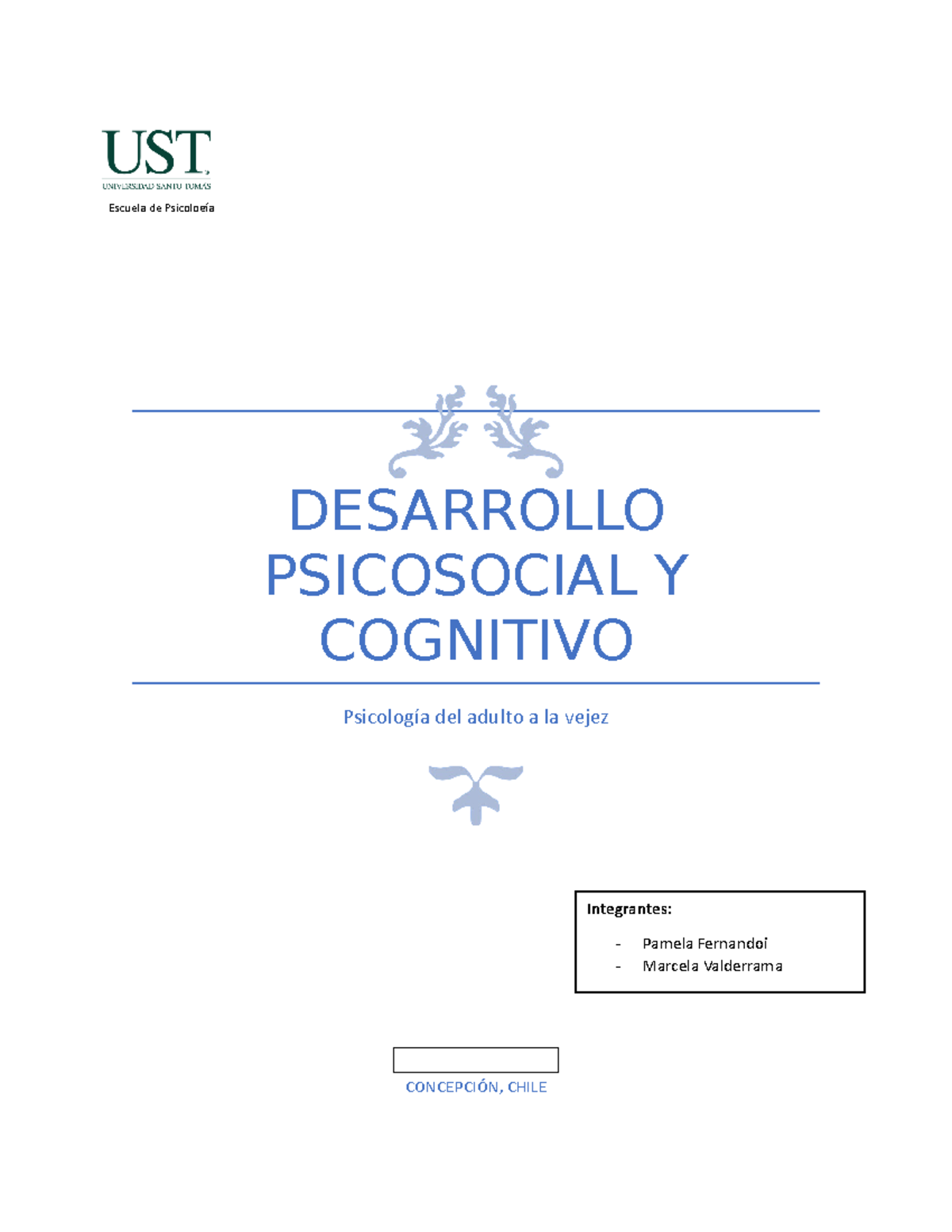 Cuadro comparativo - Trabajo teorías Erikson y Schaie - Escuela de ...