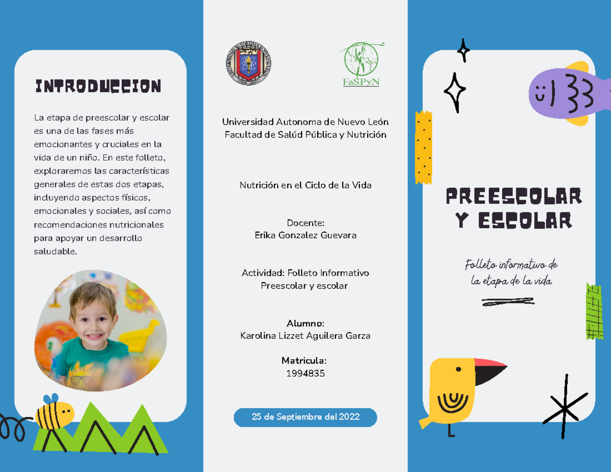 Folletos De Actividades Para Niños De Preescolar Página 3 Explorá