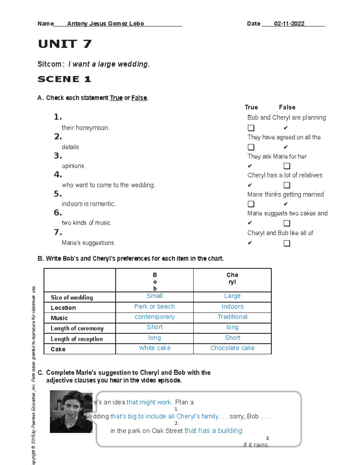 UNIT 07 TV Activity Worksheets - Here’s an idea that might work. Plan a ...
