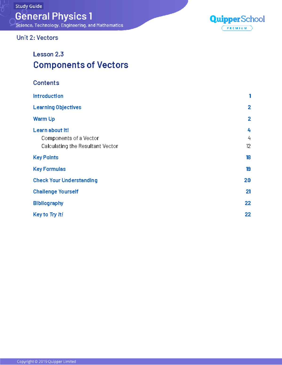 Components of vectors - Components of Vectors Lesson 2. Introduction ...