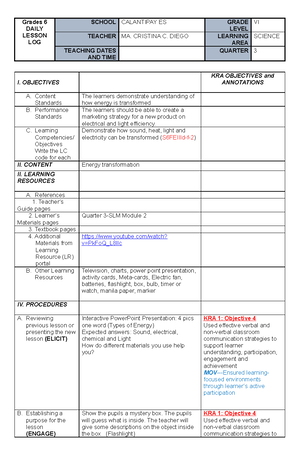 Learning Task 2 - Teaching Internship - Learning Task 2 Doing ...