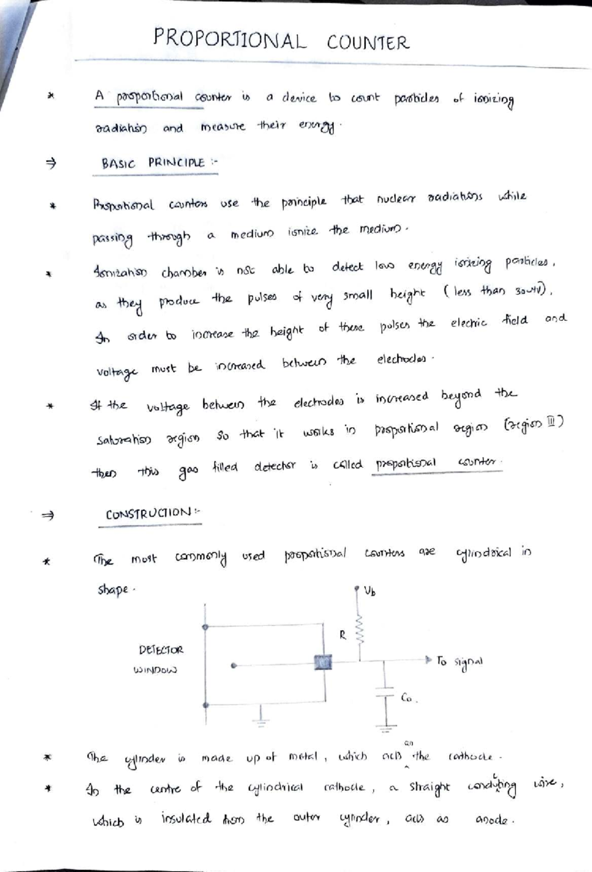 Proportional Counter Overview: Principles and Applications - Studocu