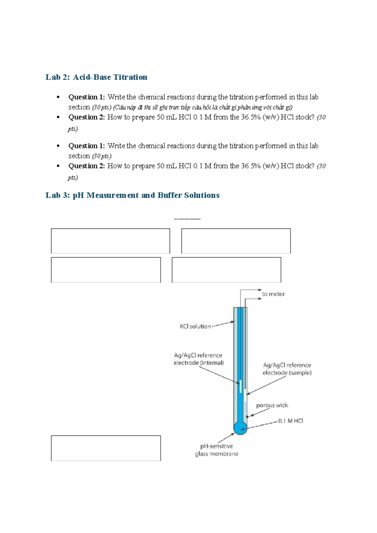 Final Exam Review: Chem for BME Lab (Lab 2-7) - Studocu
