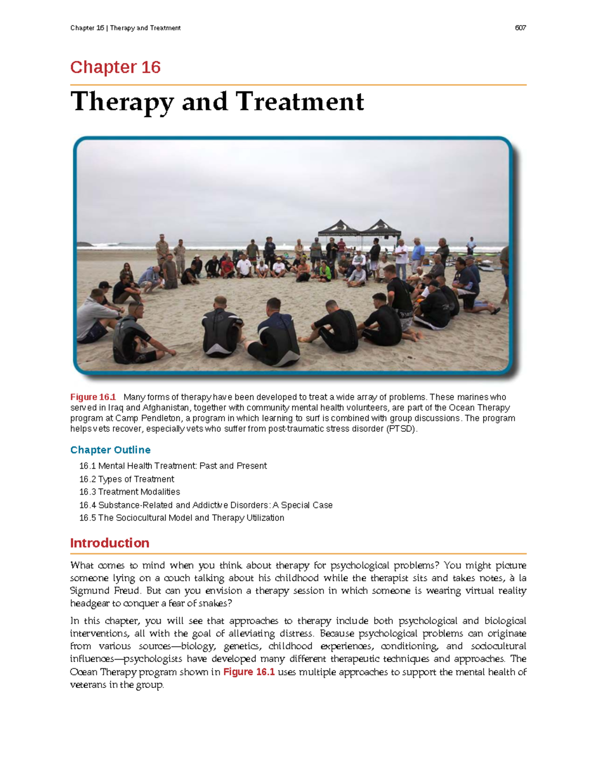 Chapter 16 Therapy and Treatment: Approaches and Modalities Overview ...