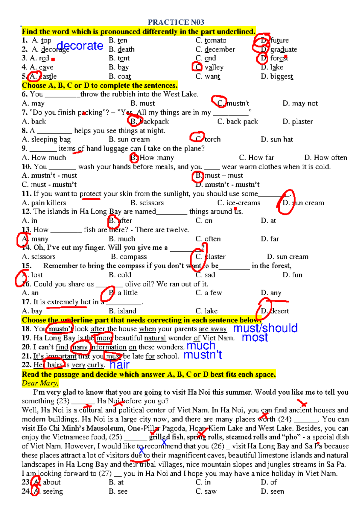 E6-TEST N03 - Final Exam Review for Grade 6 - Studocu