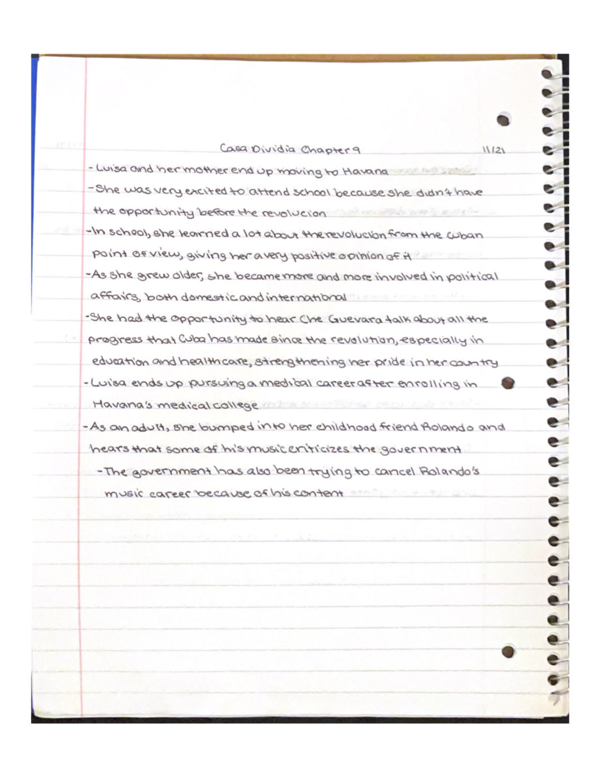 Casa Dividida Chapter Summaries (Ch. 9-18) - In-Depth Analysis - Studocu