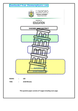 Grade 11 paper 1 exam - GRADE 11 NOVEMBER EXAMINATION BUSINESS STUDIES ...