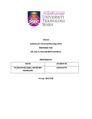 JULY23 - past year question - CONFIDENTIAL UNIVERSITI TEKNOLOGI MARA FINAL EXAMINATION COURSE ...