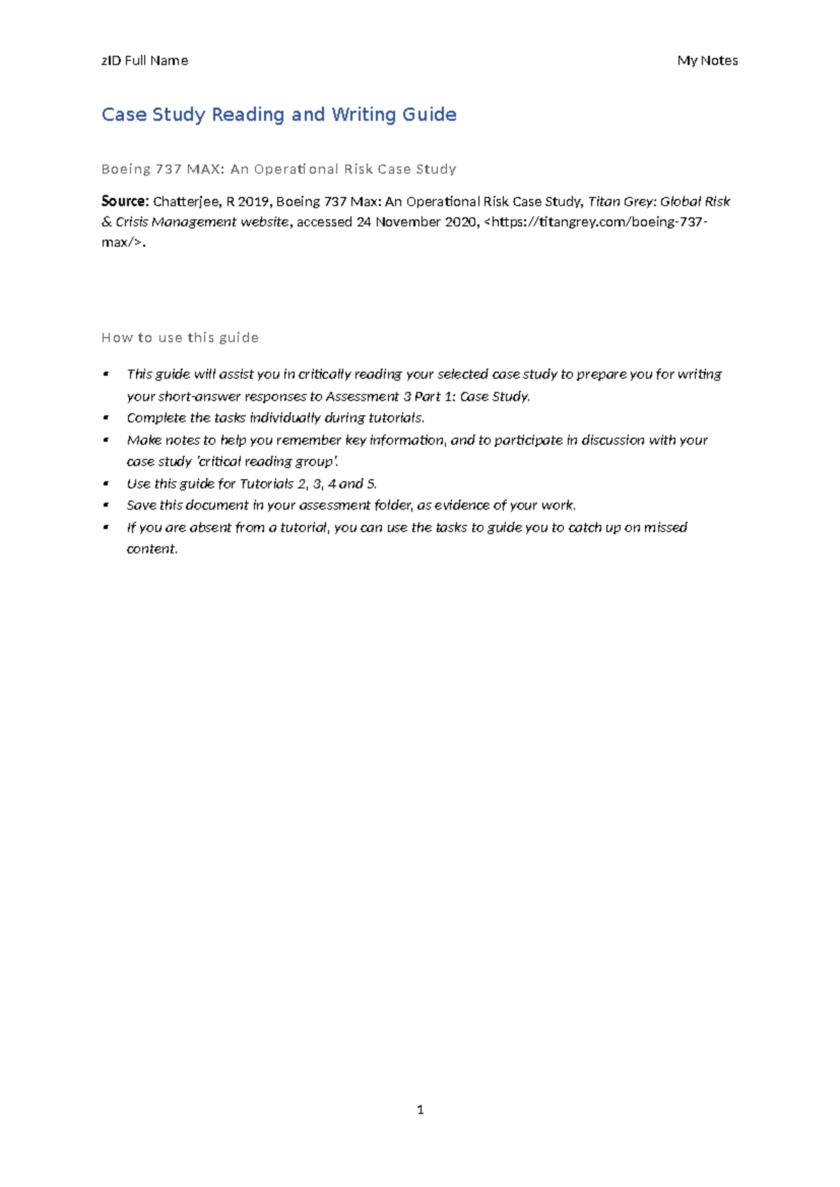 #2 Boeing 737 MAX Guide - Tagged - Case Study Reading and Writing Guide ...