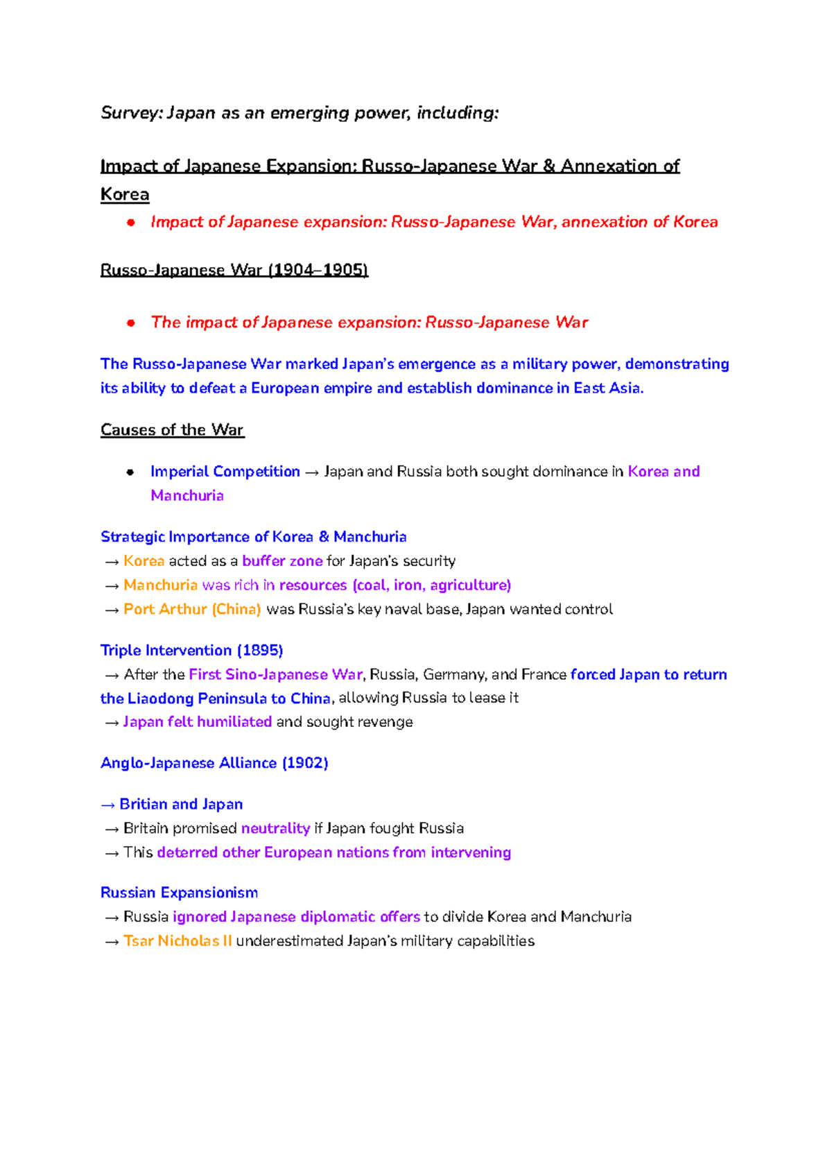 Japan's Emergence as a Military Power: Impact of Expansion & Annexation ...
