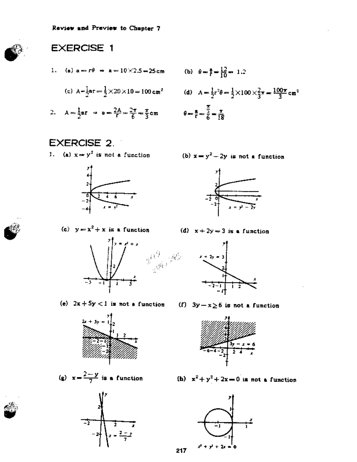 Calc 12 Chapter 7 Homework Solutions: Exercises 1-7.3 Review - Studocu