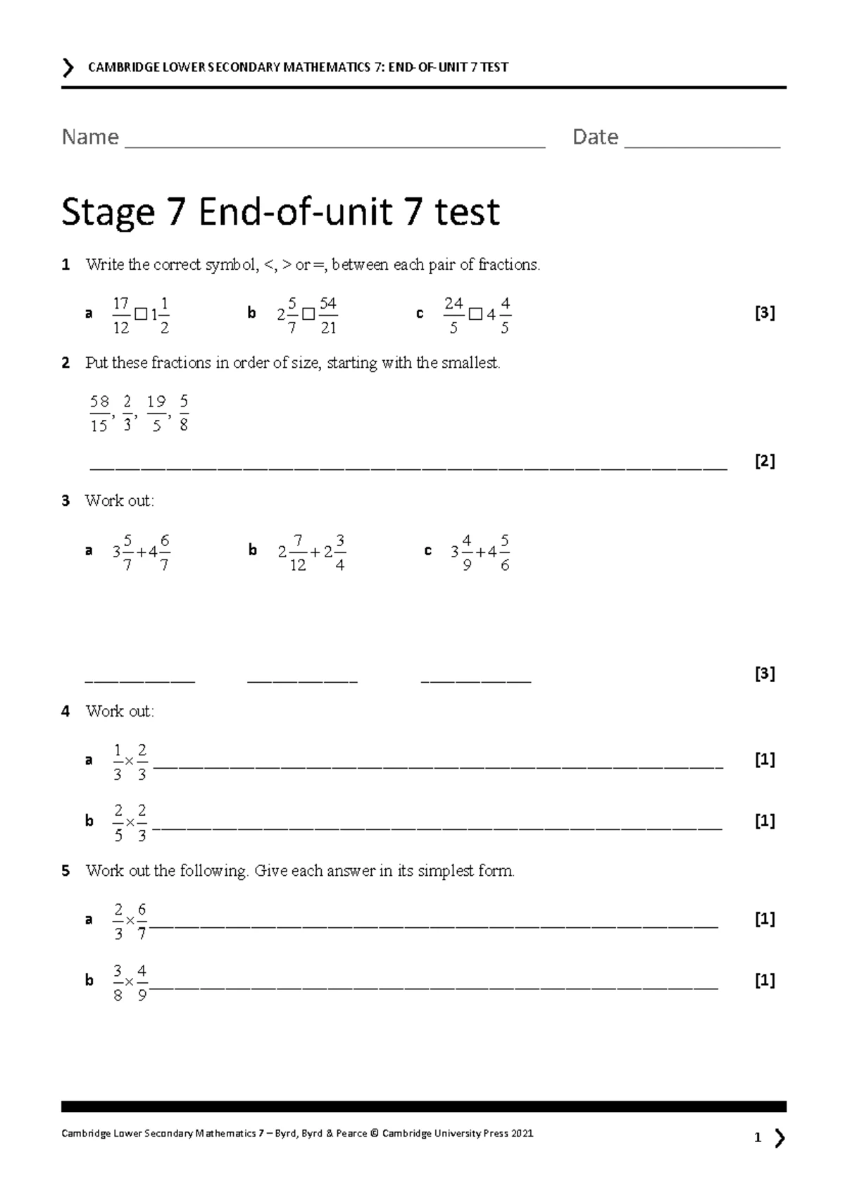 Algebra 1: Solving Integer Equations - Practice Problems - Studocu