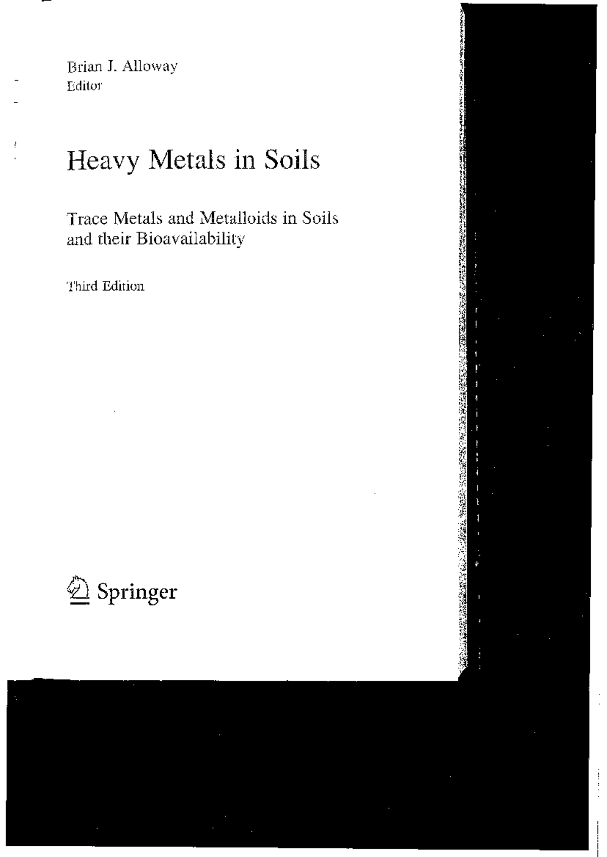 Sources of Heavy Metals and Metalloids in Soils (Chapter 2) - B.J ...