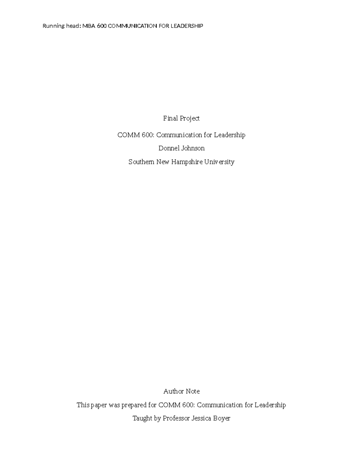 COMM 600 Final Project: Analyzing Communication at Southwest Airlines ...