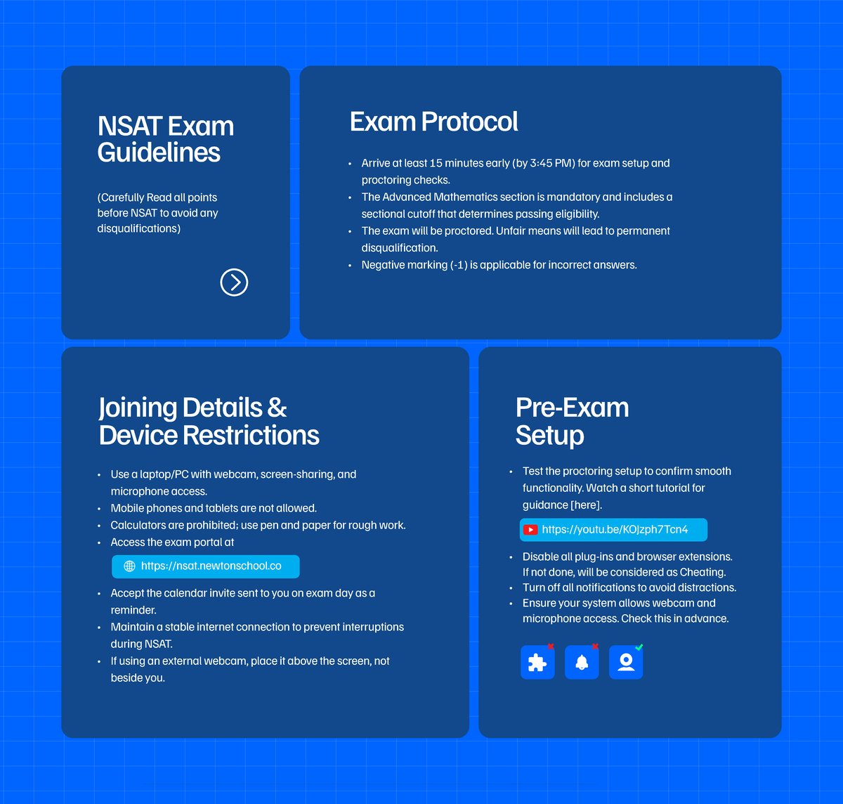 NSAT Exam Guidelines: Essential Protocols and Restrictions for Success ...