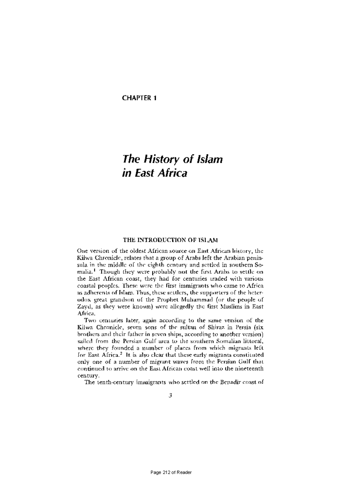 The History of Islam in East Africa: Trade and Cultural Influence ...