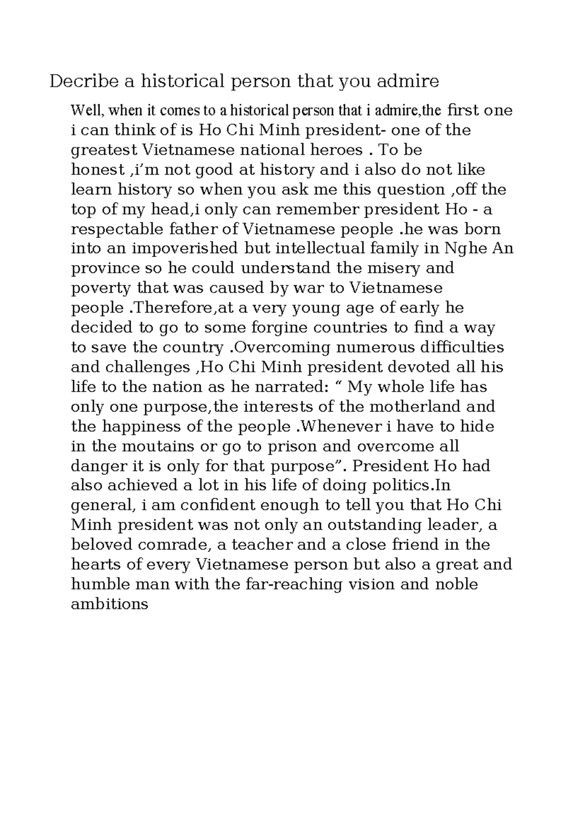 Admiring Ho Chi Minh: A Historical Figure in Inbound 28262810692001 ...