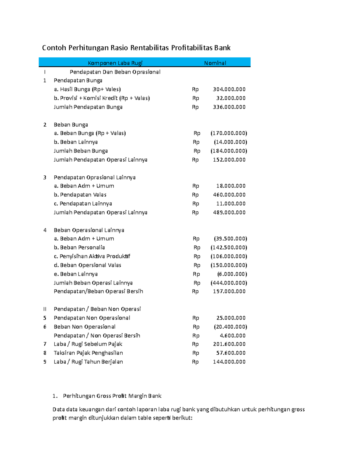 Analisis Laporan Keuangan - Tugas Perhitungan Rasio Rentabilitas ...