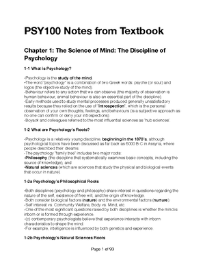 Chap1 Introduction to Psychology Textbook - Chapter 1 Introduction CHARLES STANGOR AND JENNIFER ...