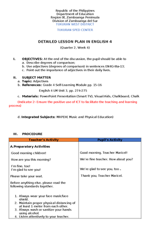 Feeding Program Narrative Report - Republic of the Philippines ...