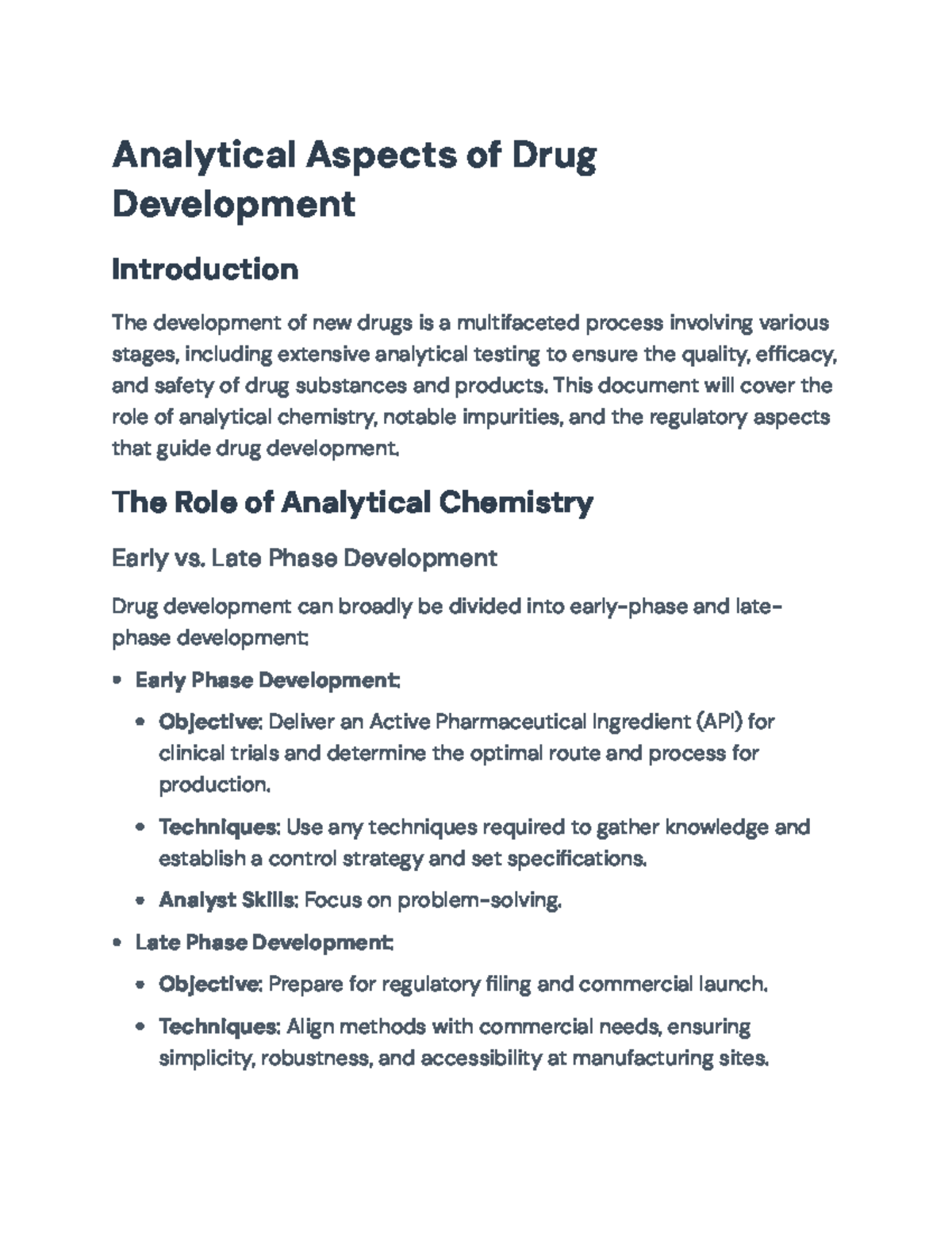 Analytical Chemistry in Drug Development: Key Methods and Strategies ...
