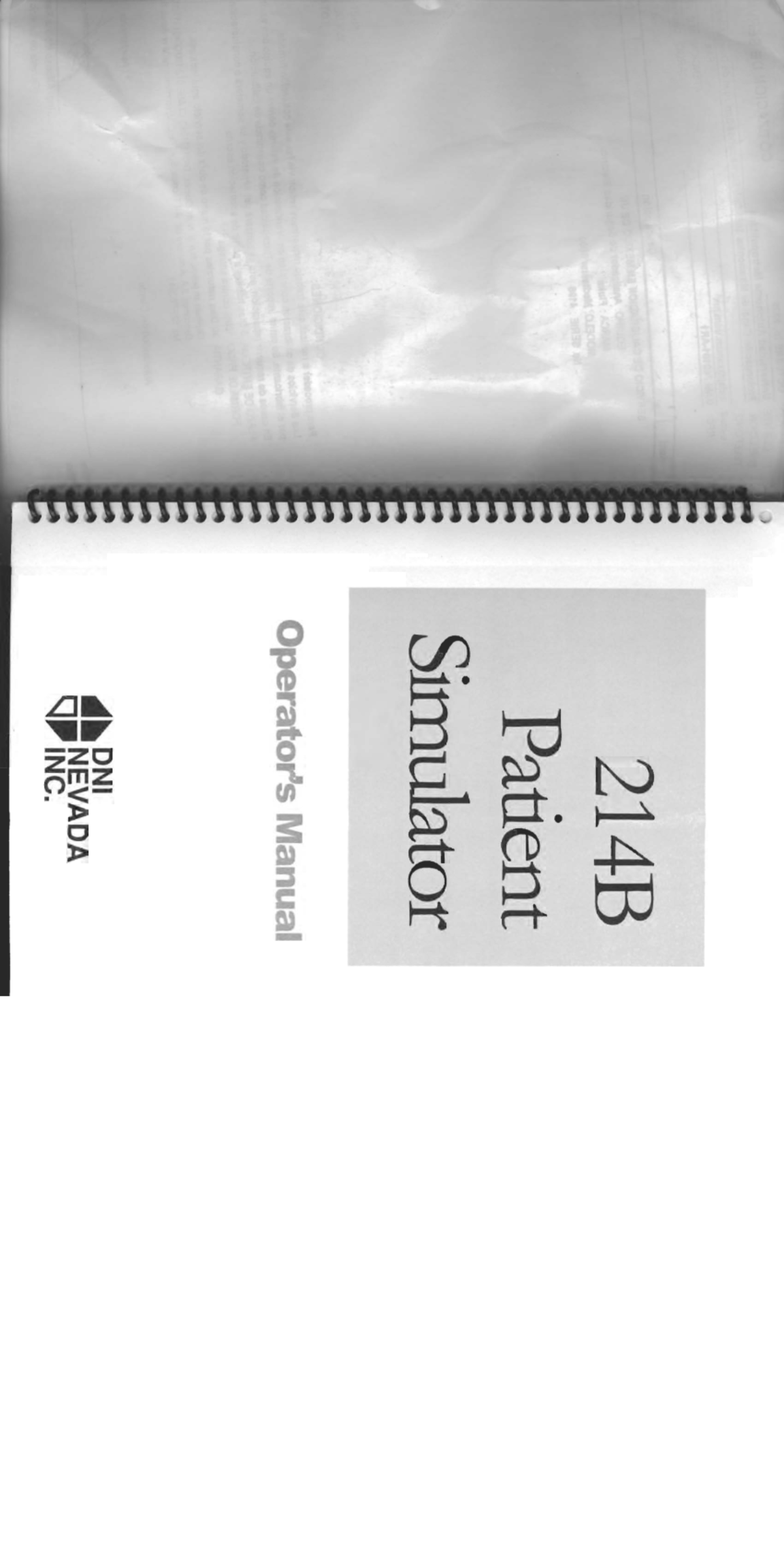 DNI 214B Patient Simulator Manual: Operation & Safety Guidelines - Studocu