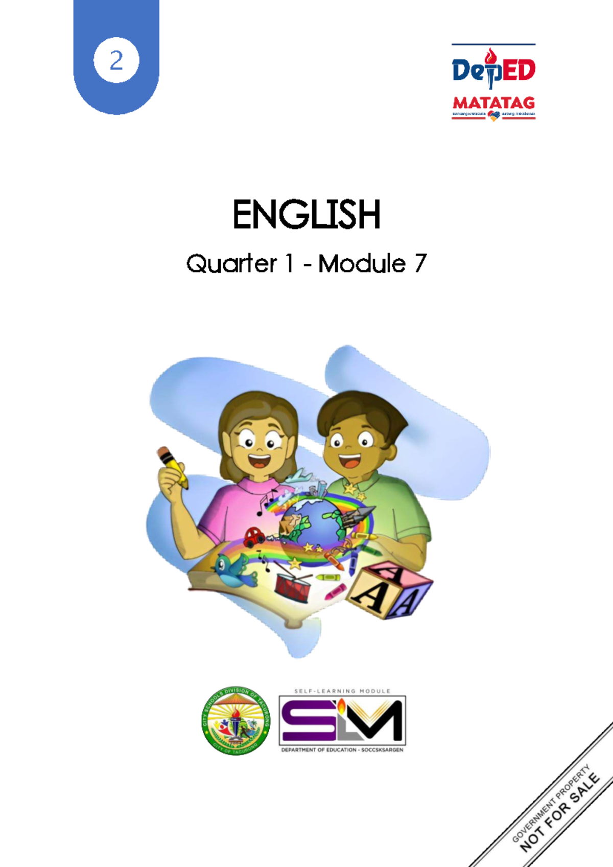 ENGLISH 2 Q1 M7: Discourse Markers & Narrative Text Summary - Studocu
