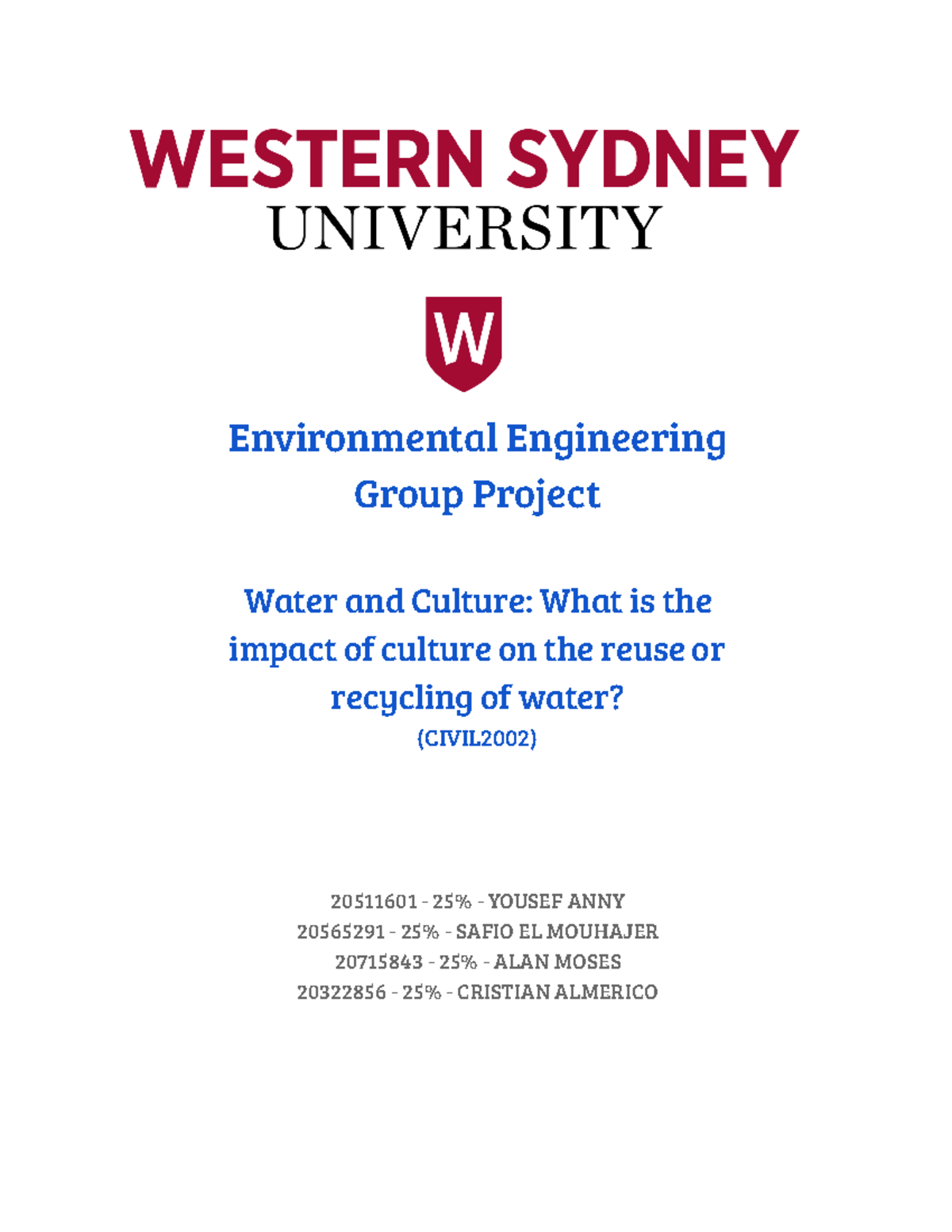 Enviormental-Engineering-Water Culture - Environmental Engineering ...