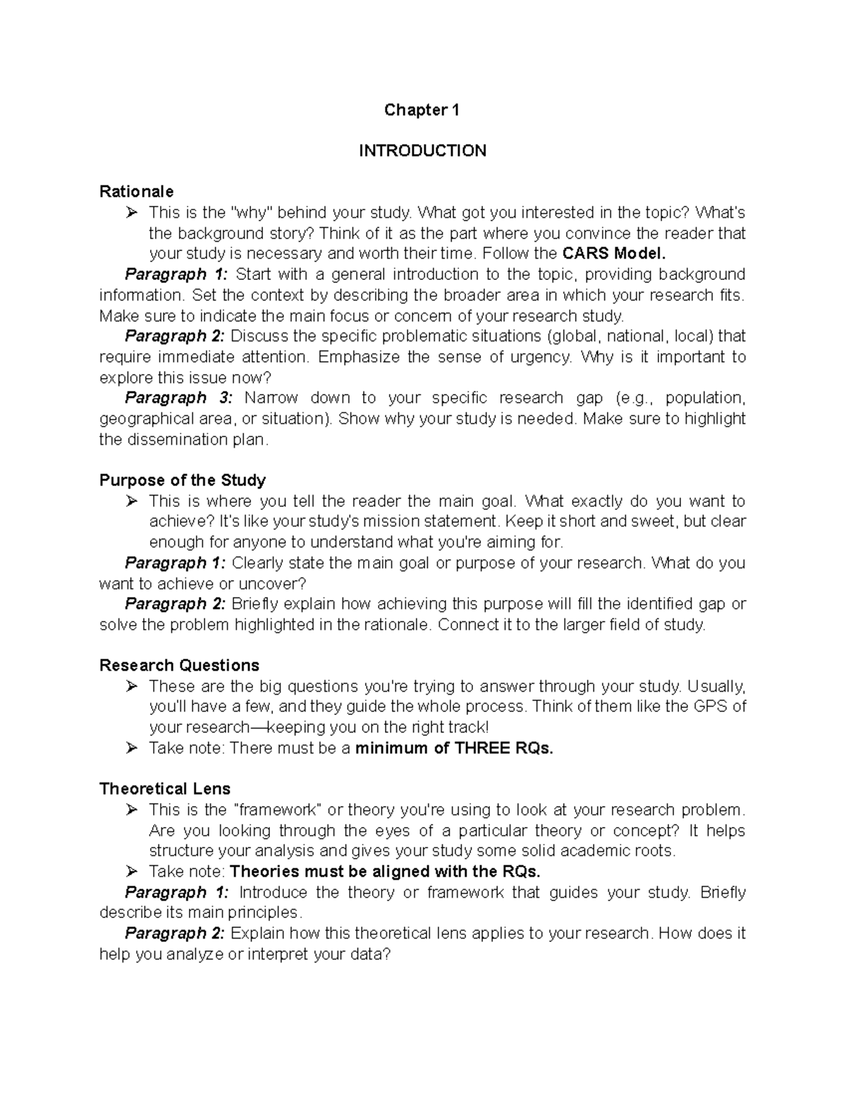 Qualitative Research Guidelines: Chapter 1 Overview (2024) - Studocu