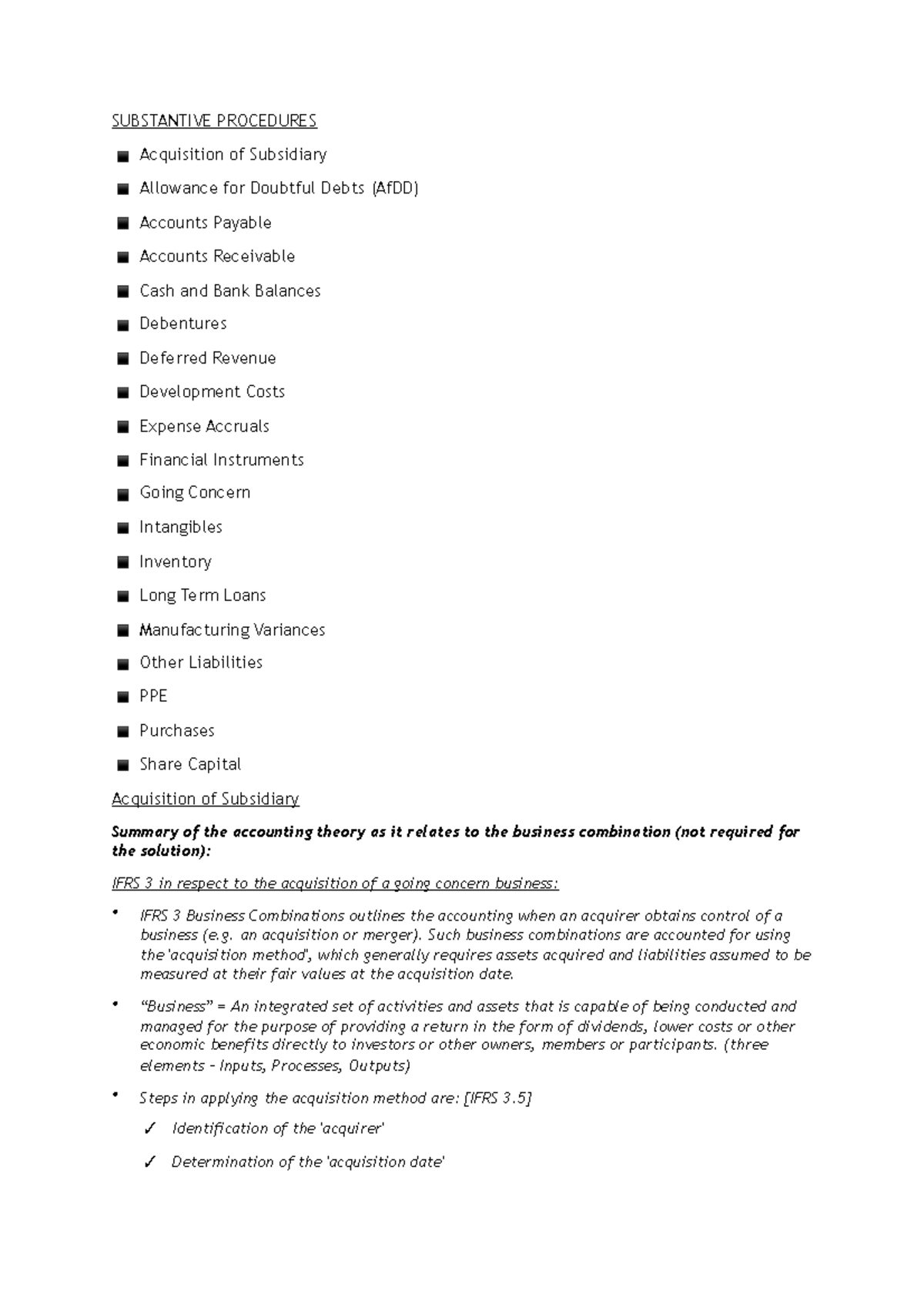 Substantive Procedures for Accounts and Liabilities - A Comprehensive ...