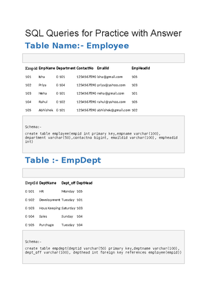 Entity Relationship Diagram Exercises and Answers.pdf - Entity Relationship Diagram (ERD ...