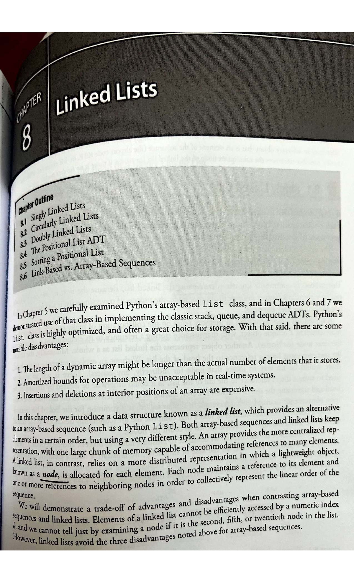 Chapter 8: Linked Lists Overview and Implementation in Data Structures - Studocu