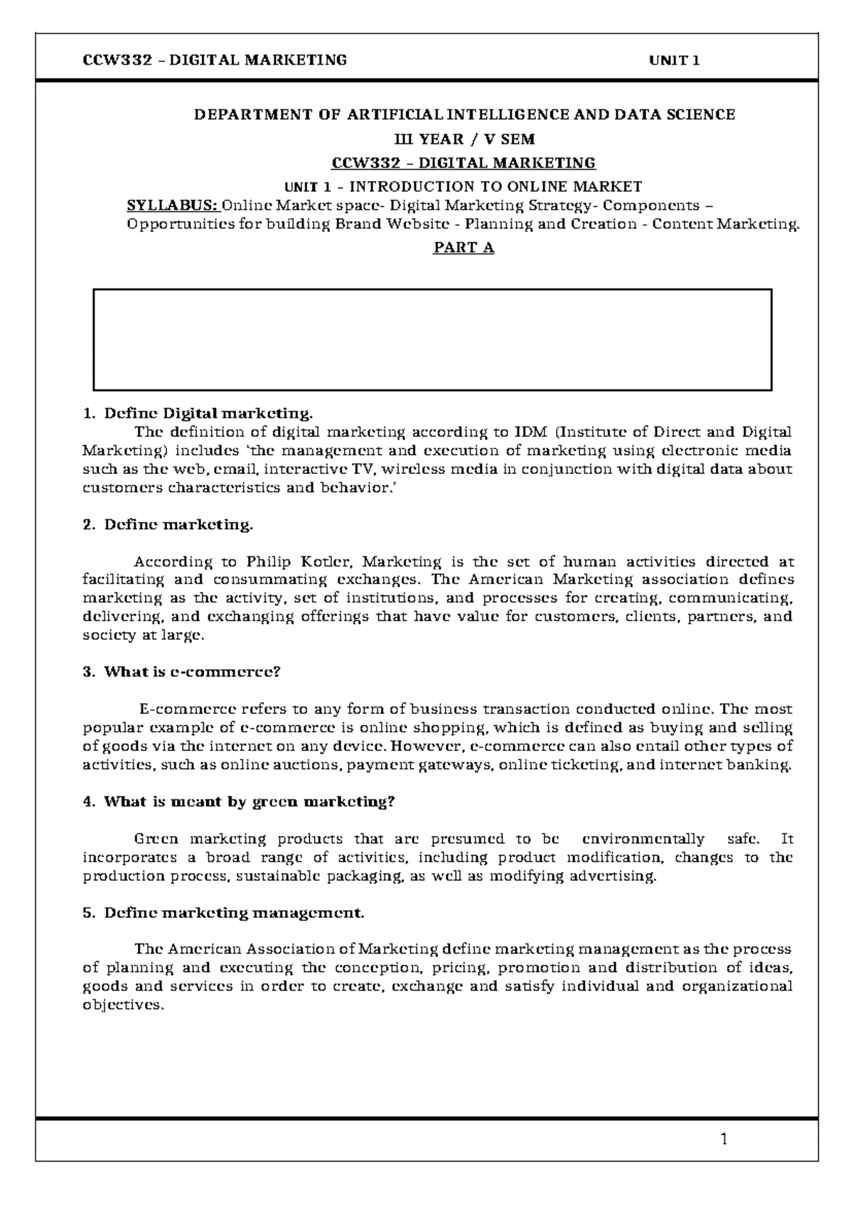 CS3591 - Computer Networks Course Syllabus and Objectives - Studocu
