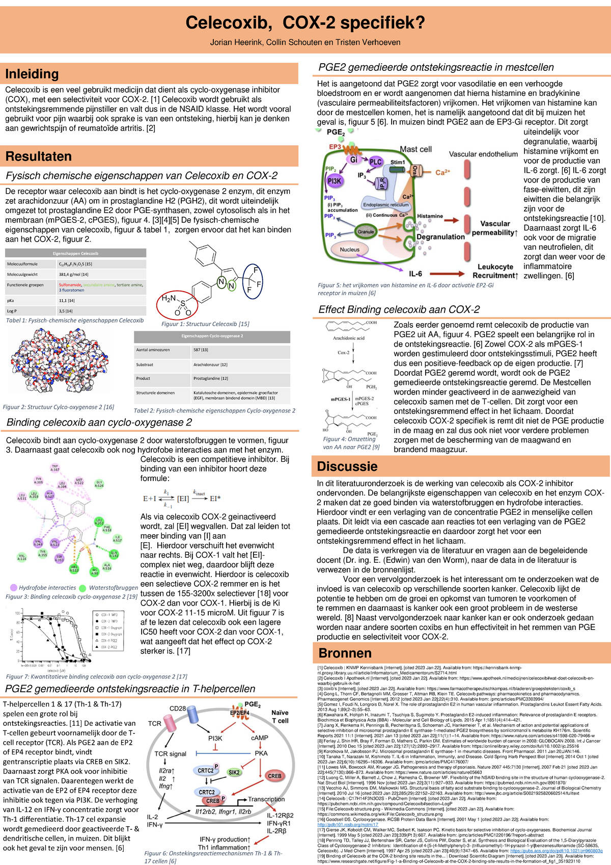 Celecoxib: Project BA-106 Analyse van de COX-2 Inhibitie Mechanismen ...