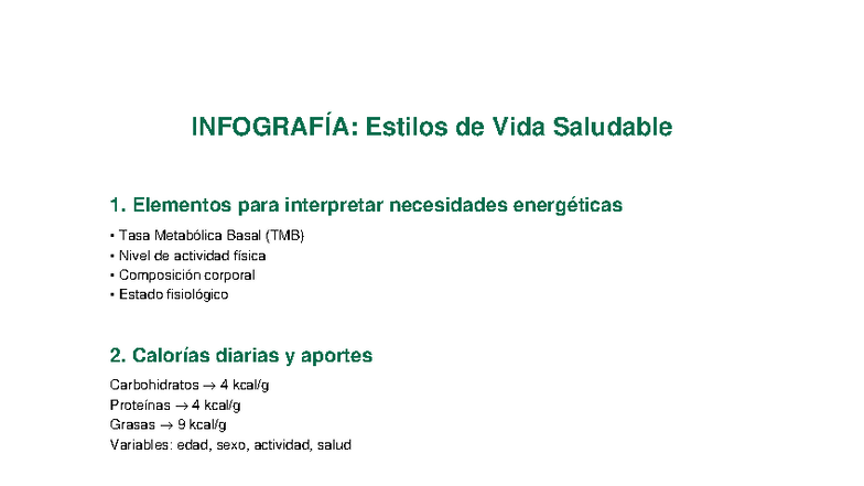 Infografia estilos vida saludable color - INFOGRAFÍA: Estilos de Vida ...