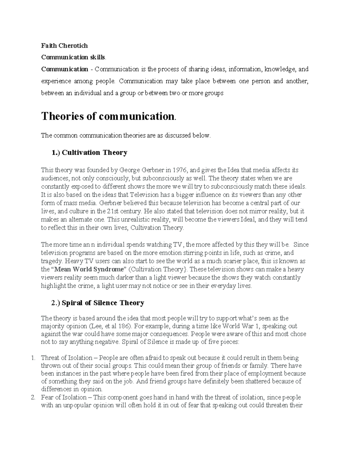 Modes of communication - Faith Cherotich Communication skills ...