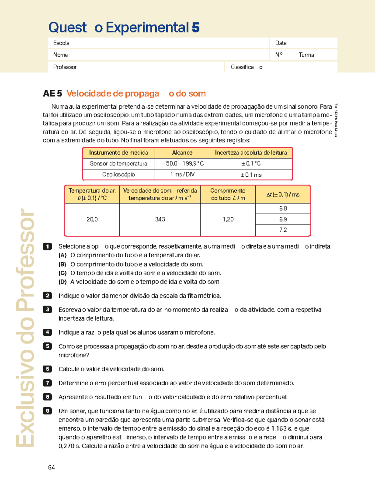 Fa11 ae 5 quest exp 5 - fq atividade laboratorial - 64 Exclusivo do ...