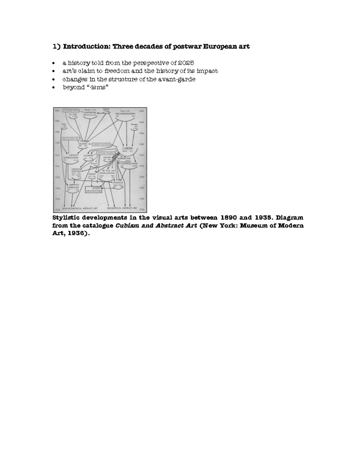 Midterm Study Guide: 20th Century European Art (ARTH386B) - Studocu