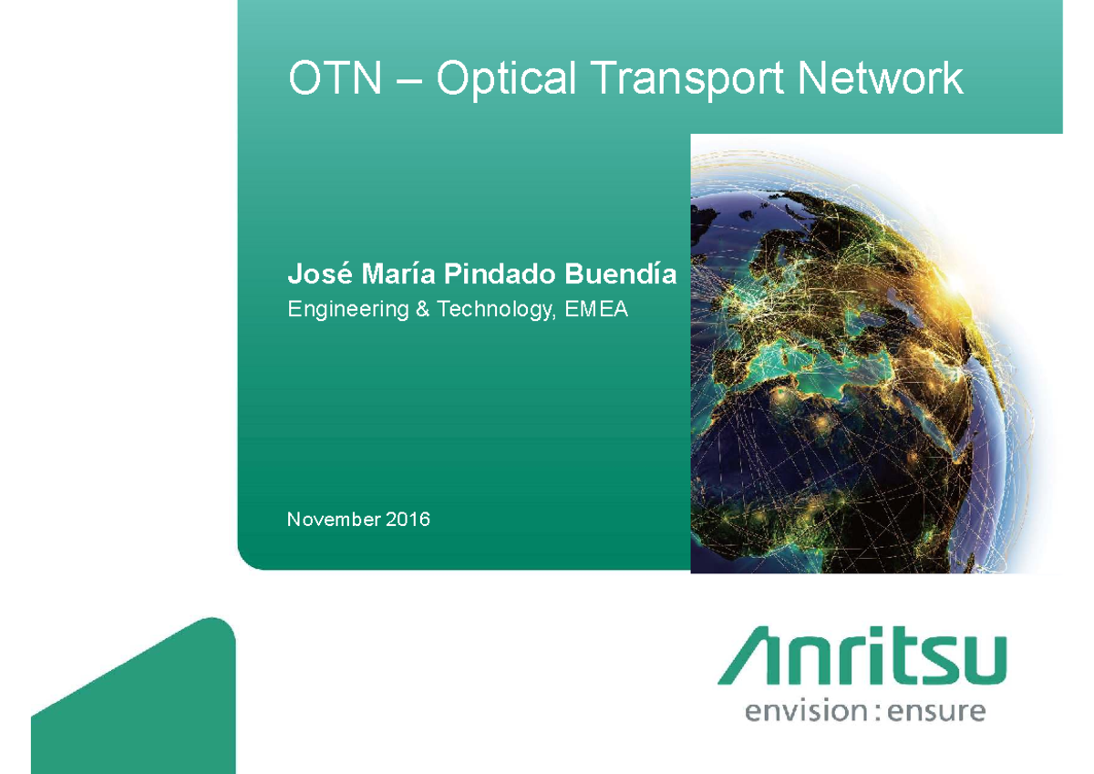 OTN Optical Transport Network Overview and Architecture Analysis ...