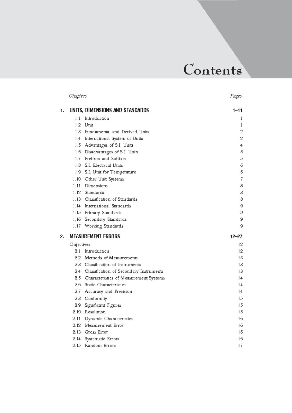 Units, Dimensions, and Standards: Measurement Errors Overview - Studocu