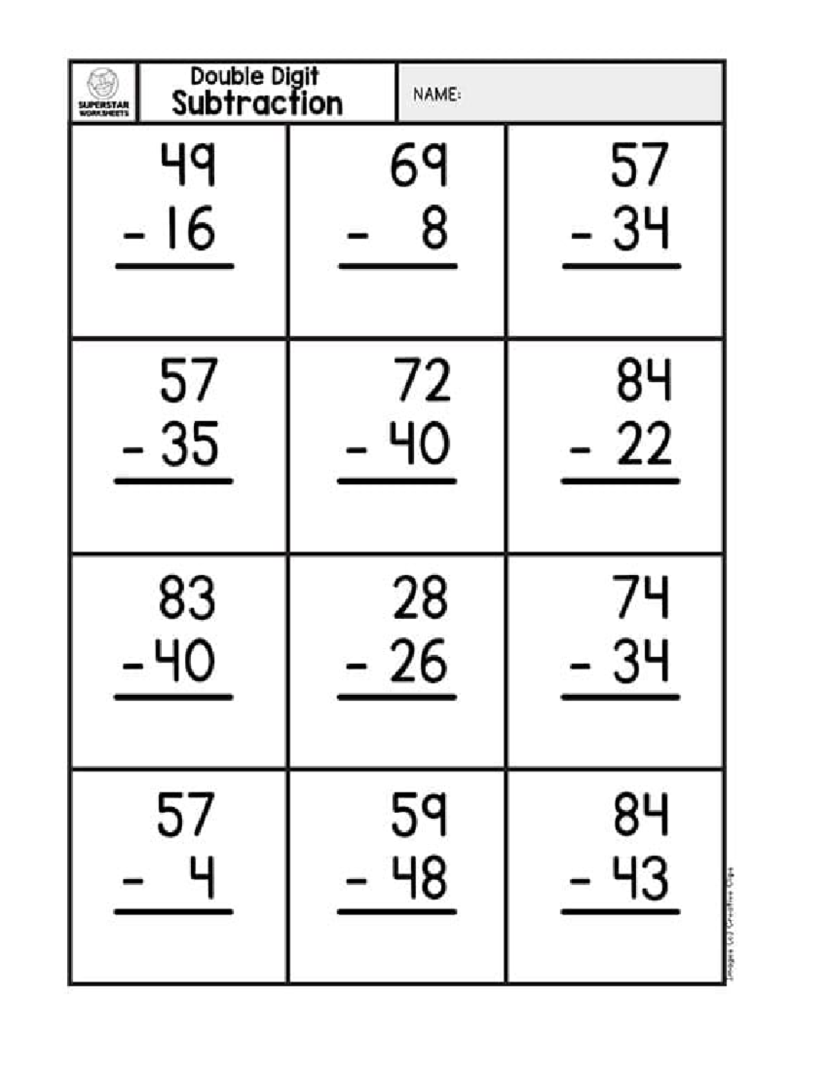 K5 Subtraction Worksheets: Grade 1 Learning Activities - Studocu