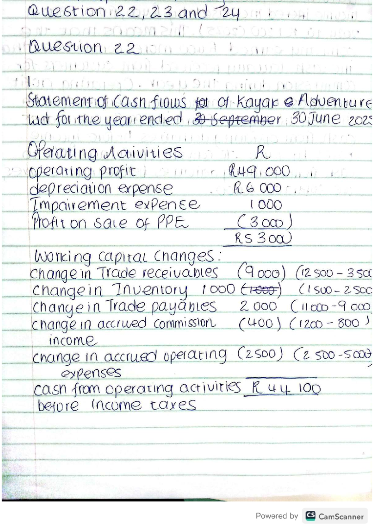 WEEK 8 Tutorial: Cash Flow Statements Analysis for CS Course - Studocu